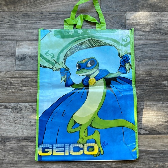 Geico | Bags | Geico Giant Reusable Swag Bag | Poshmark